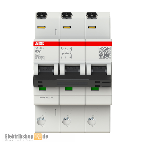 ABB SX203-B20 FlexLine Sicherungsautomat 20A 3P