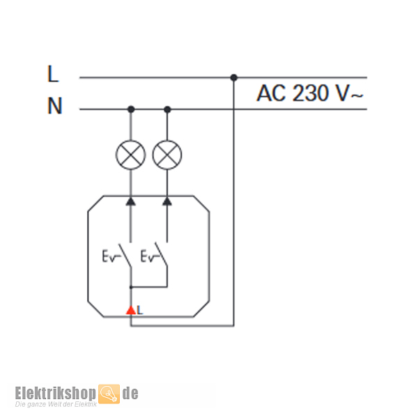 Gira 310500 Serienschalter Unterputz Einsatz 3105 00
